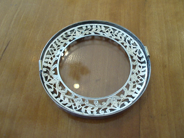 VF-0004 Carr Craft Sterling Silver Round Picture Frame