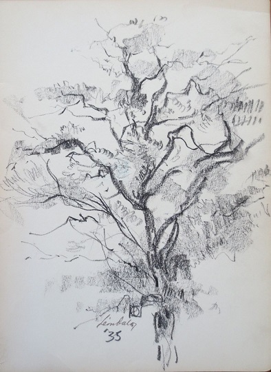 Leon Dabo - Unframed Drawings by Leon Dabo, NA (1864-1960)